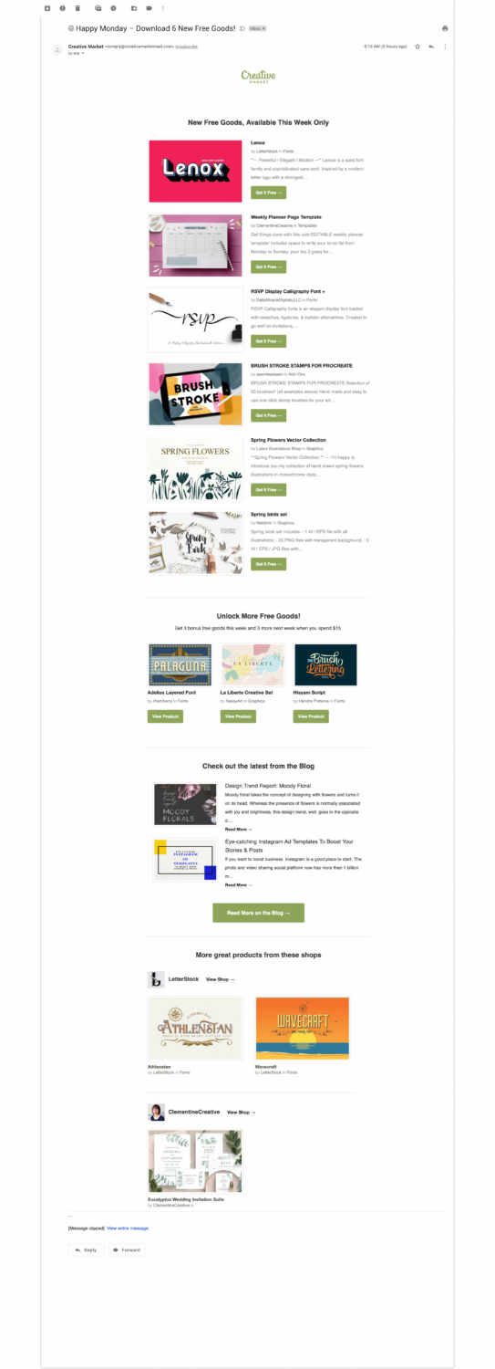 How to write digital product store newsletters