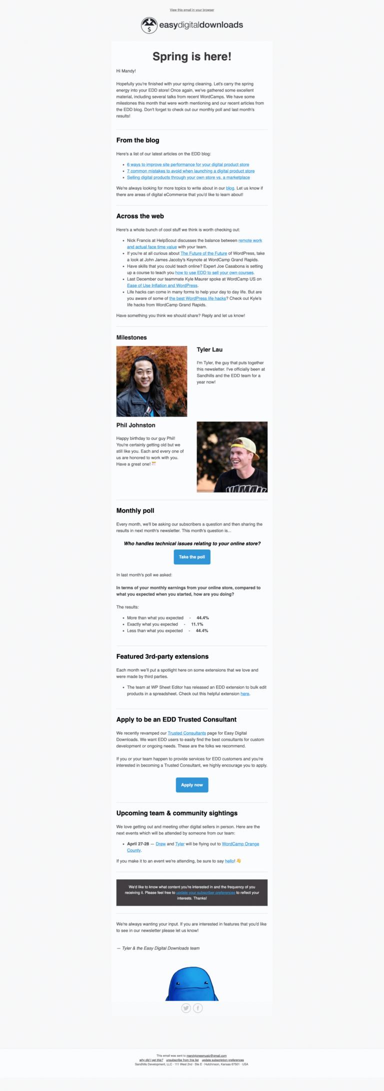 How to write digital product store newsletters
