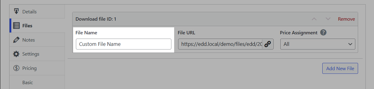 List File Names – Easy Digital Downloads Documentation