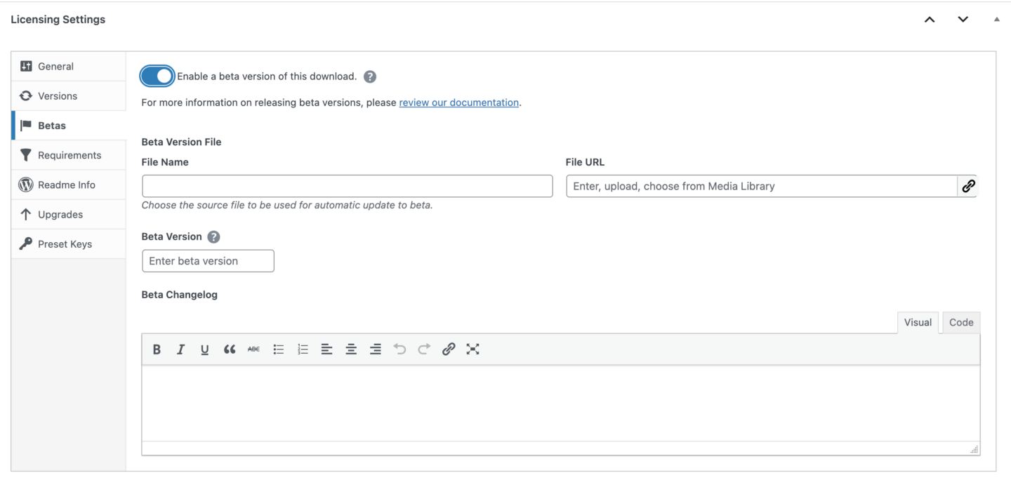 Software Licensing – Releasing Beta Versions – Easy Digital Downloads ...