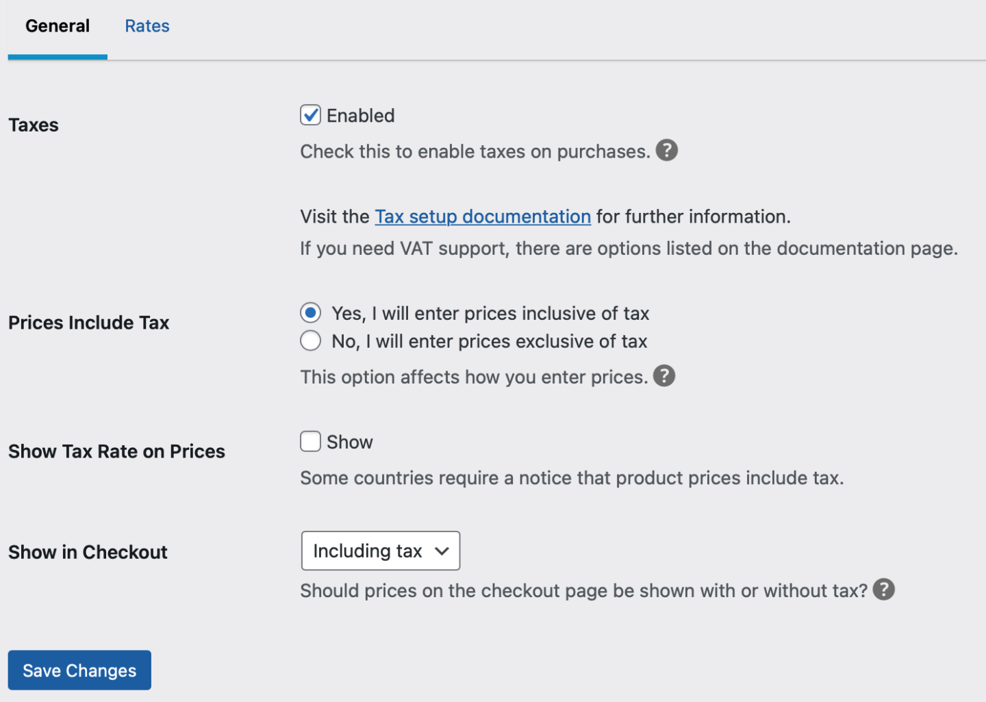 Tax Settings – Easy Digital Downloads Documentation
