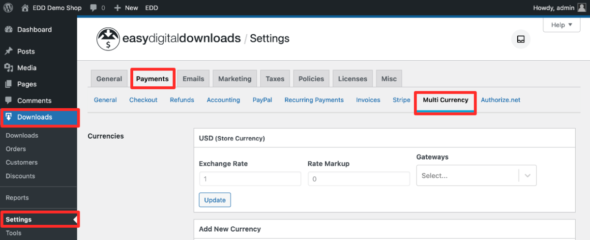 How to Add Currency Switching with WordPress