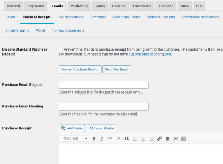 How to Show Purchase Receipts to Customers in WordPress