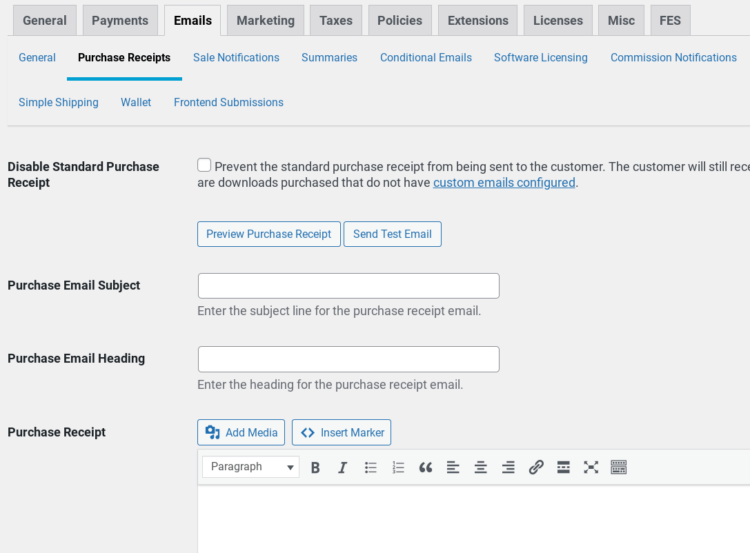 How to Show Purchase Receipts to Customers in WordPress