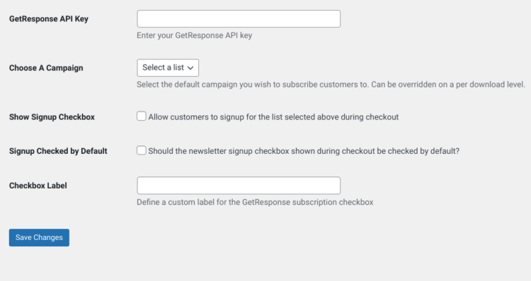 How to Add Customers to GetResponse at Checkout in WordPress