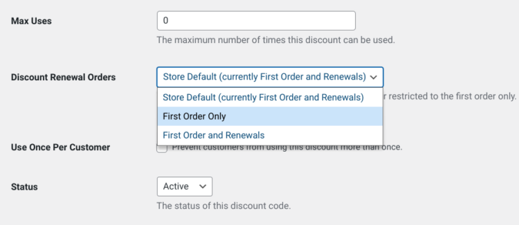 How to Create Recurring Renewal Discounts in WordPress