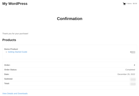 How to Create a Custom Order Success Page in WordPress (2023