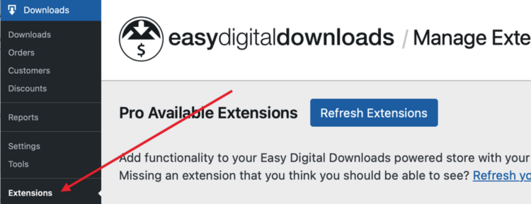 How Do I Install an Extension – Easy Digital Downloads Documentation