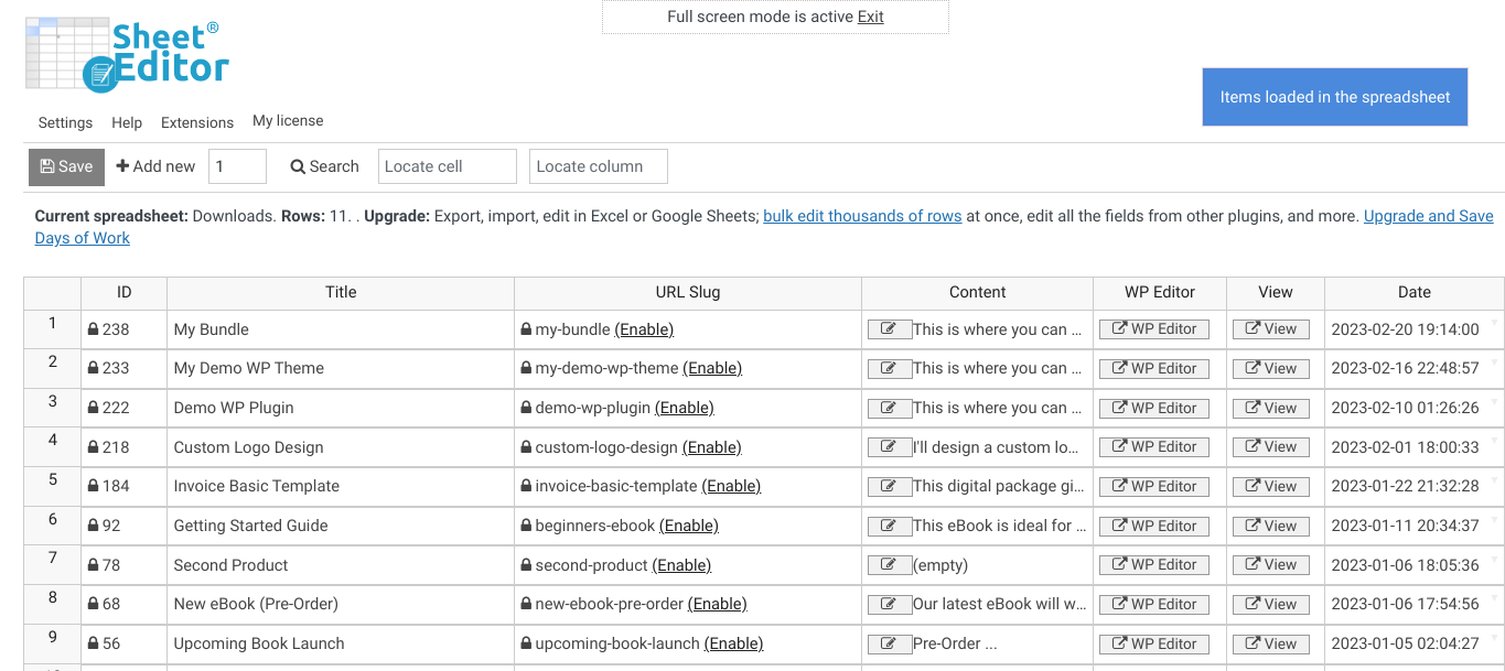 How to Bulk Edit Digital Products in WordPress