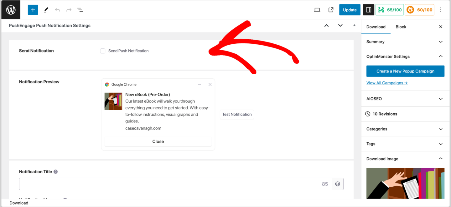 How to Send Push Notifications From Your WordPress Store