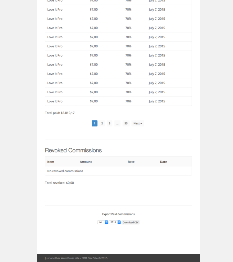 Commissions – Easy Digital Downloads