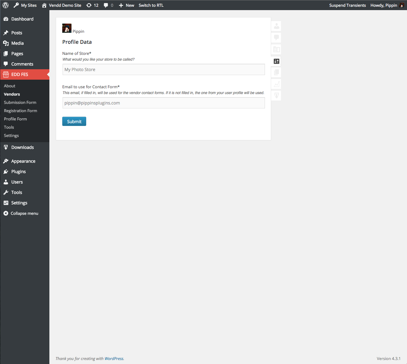 Frontend Submissions – Easy Digital Downloads