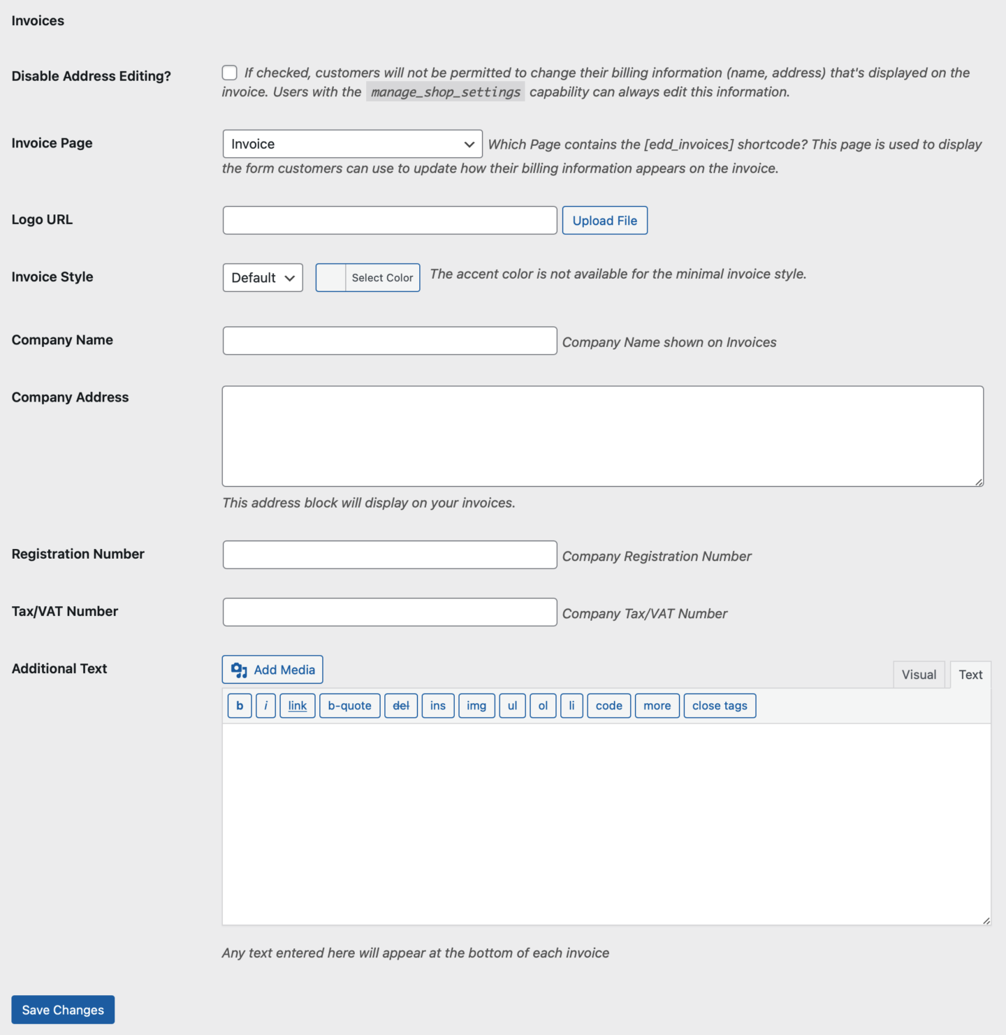 Invoices – Easy Digital Downloads